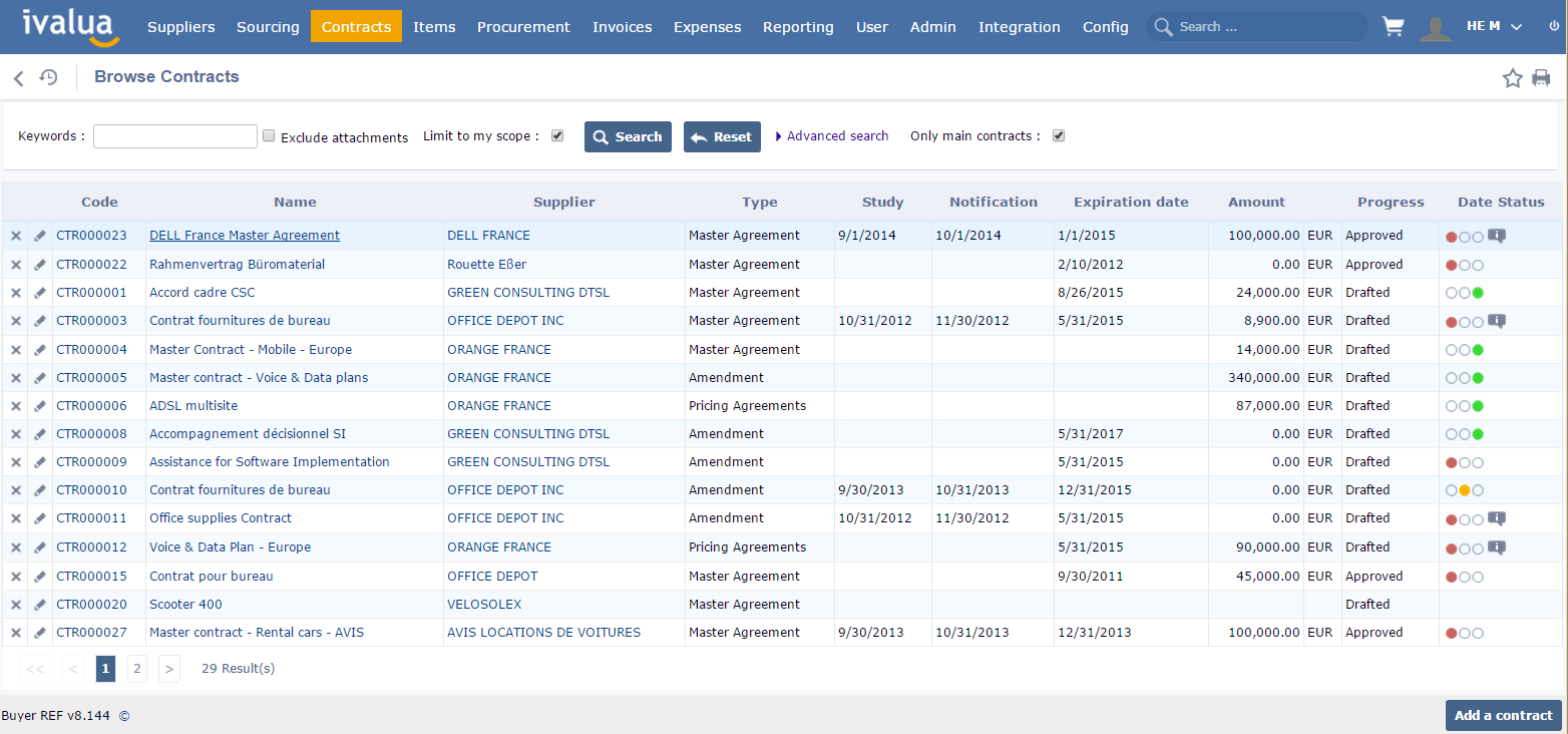 Improve your Contract Repository with Ivalua Improve your Contract Repository with Ivalua
